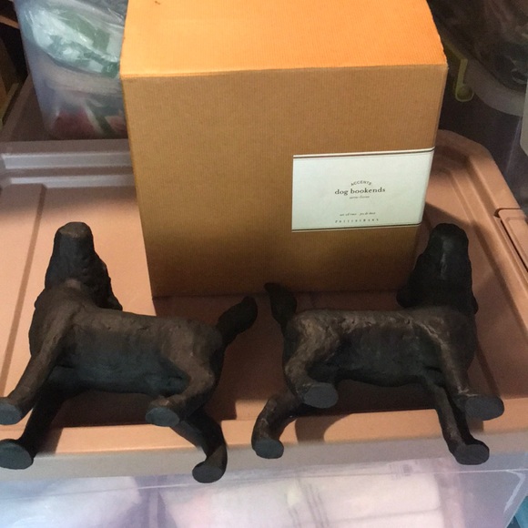 Pottery Barn | Accents | Pottery Barn Dog Bookends | Poshmark